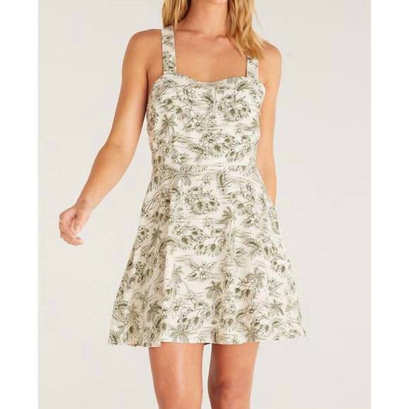 Z Supply | Dresses | New Z Supply Kendra Tropical Mini Dress In Warm ...
